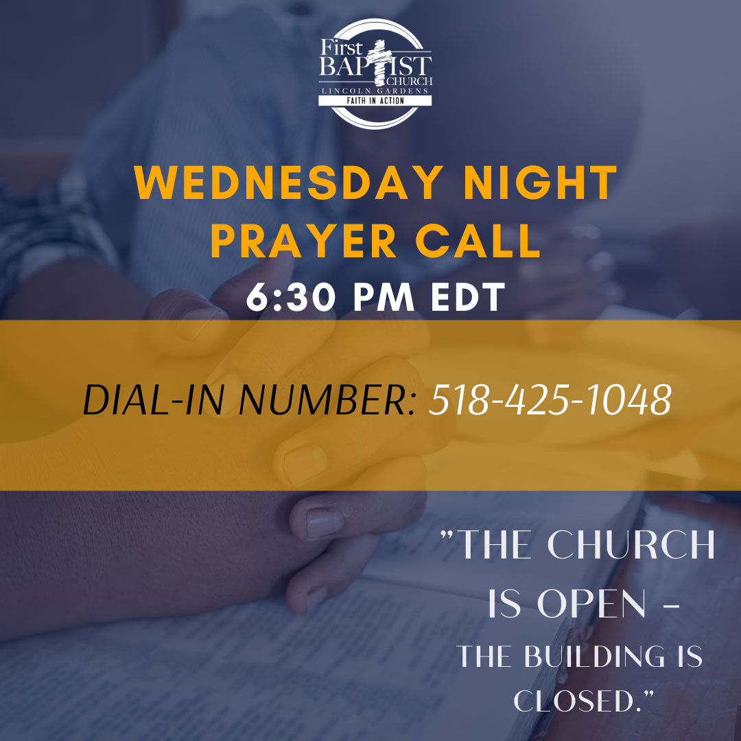 Upcoming Events – First Baptist Church of Lincoln Gardens